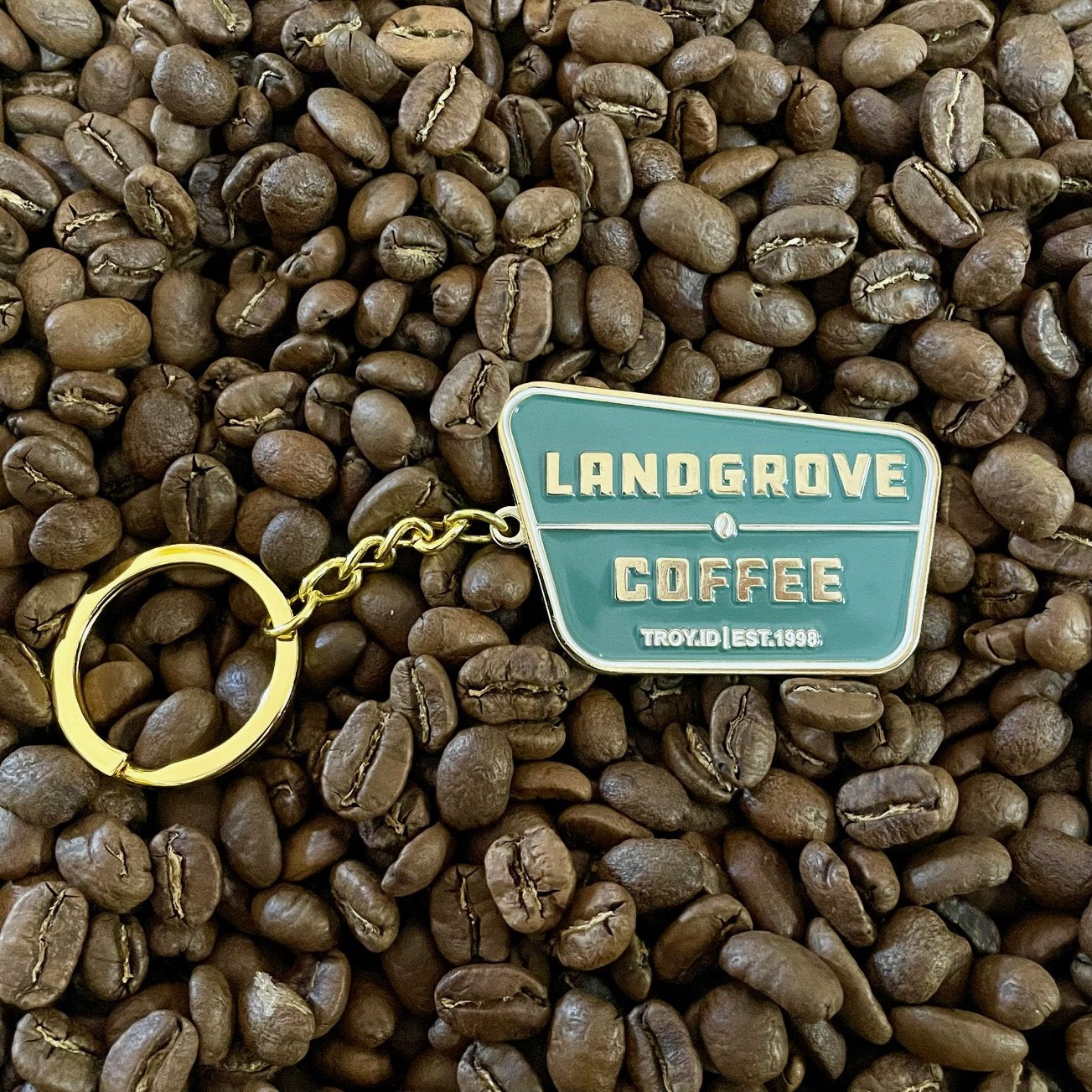 Landgrove Coffee Keychain